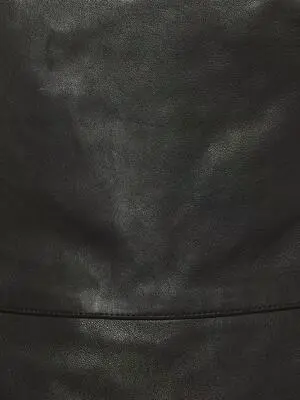 David Koma Strapless Quilted Dress