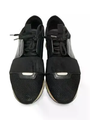 Balenciaga Race Runner Mesh Sneakers - Black
