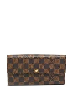 LOUIS VUITTON 2011 Sarah Damier Ebène Wallet - Brown