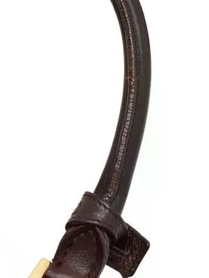 Saint Laurent Small Cabas Monogram Leather Tote Bag - Brown
