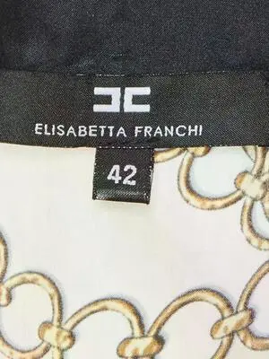 Elisabetta Franchi Long-sleeve Bodysuit With Chain Print