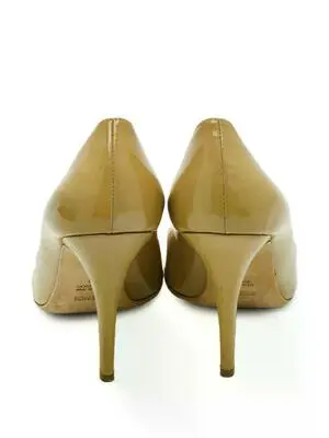 Fendi Logo Peep-toe Pumps