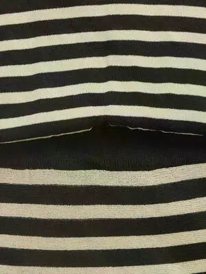 Elisabetta Franchi Striped Knit Flared Dress