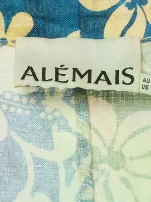 ALEMAIS Alemasis Printed Tie-waist Maxi Dress