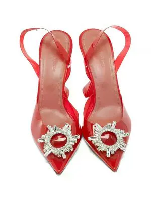 Amina Muaddi Begum Crystal-embellished Pumps