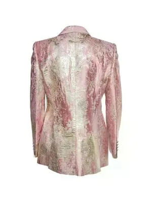 Dolce & Gabbana Metallic Jacquard Double-breasted Jacket