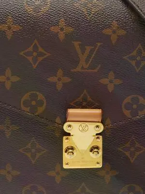 LOUIS VUITTON Pochette Metis Monogram Handbag - Brown