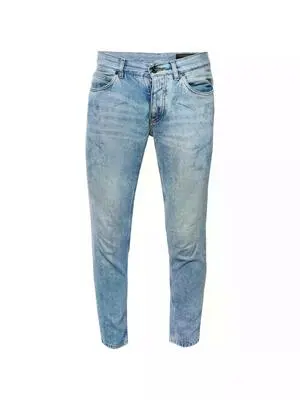 Dolce & Gabbana Angel Print Slim Fit Jeans