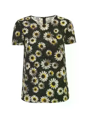 Moschino Daisy Print Short Sleeve T-shirt