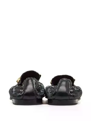 Dolce & Gabbana Dg Logo Sequin Loafers