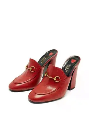 Gucci Princetown Leather Mules