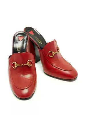 Gucci Princetown Leather Mules