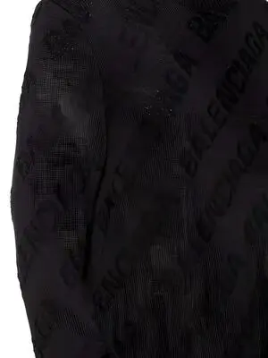 Balenciaga Cotton All-over Print Crewneck Sweater