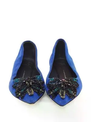 GIUSEPPE ZANOTTI Embellished Pointed-toe Pumps