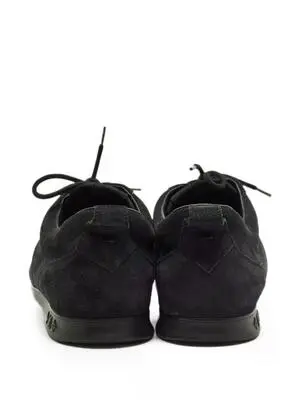 LOUIS VUITTON Monogram Embossed Satin Sneakers
