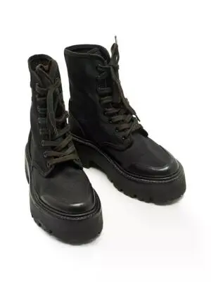 Celine Triomphe Combat Boots