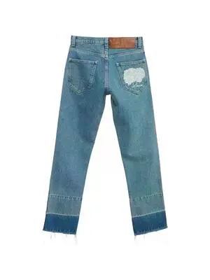 Loewe Embroidered Pocket Jeans