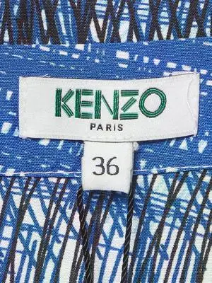 Kenzo Abstract Print Mini Shirt Dress