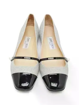 Jimmy Choo Glitter Flats For Women
