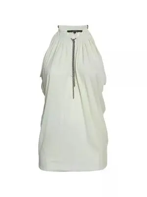 Gucci Sleeveless Chain Detail Blouse