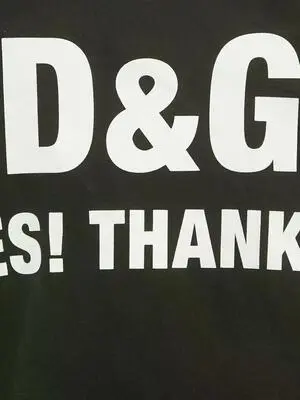 Dolce & Gabbana Slogan Print Tank Top