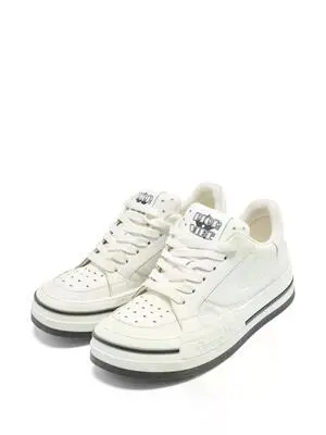 Dior Perforated Leather Sneakers With Star Detail