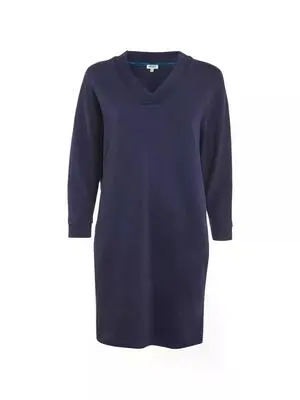 Kenzo V-neck Logo-print Mini Dress