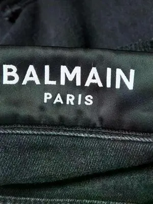 Balmain Distressed Ribbed Jeans
