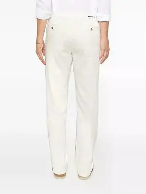 Kiton Logo-patch Button-fastening Trousers