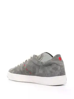 Kiton Suede Lace-up Sneakers - Grey