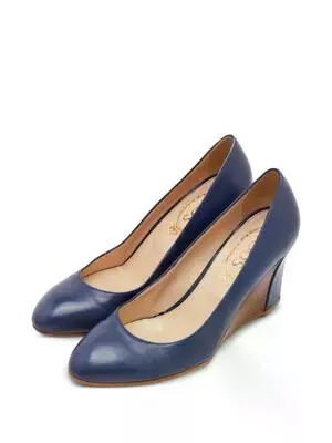TOD'S Leather Wedge Pumps