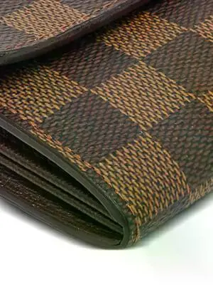 LOUIS VUITTON Sarah Damier Ebene Wallet - Brown