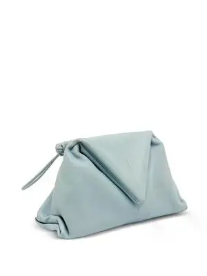 Bottega Veneta Trine Angular Clutch Bag - Blue