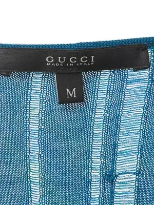 Gucci Rib-knit V-neck Tank Top
