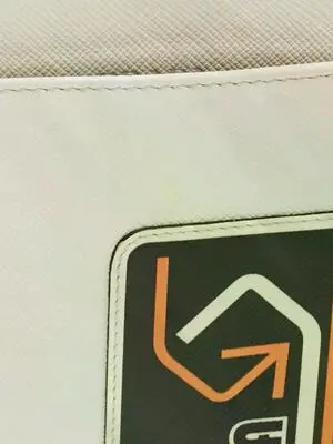 Prada Saffiano Logo Patch Phone Pouch