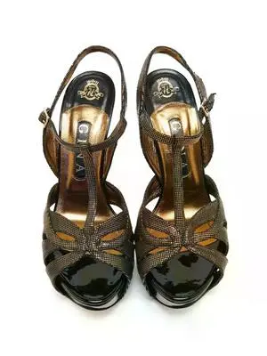 GINA Intertwining Strap Heeled Sandals