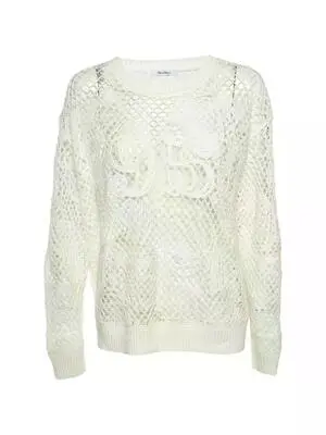 Max Mara Open-knit Sweatshirt