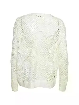 Max Mara Open-knit Sweatshirt