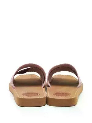Chloé Woody Logo-canvas Slides