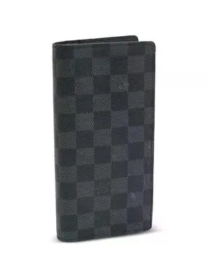 LOUIS VUITTON 2010 Brazza Damier Graphite Wallet - Black