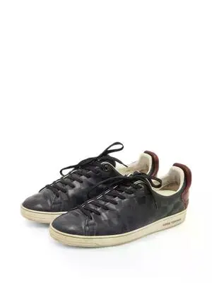 LOUIS VUITTON Frontrow Damier Ebene Sneakers - Black