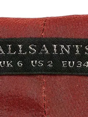 ALLSAINTS Sleeveless V-neck Wrap Detail Mini Dress