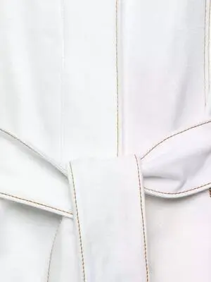 Max Mara Belted Denim Coat