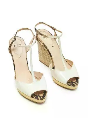 Fendi Elodie Wedge Sandals