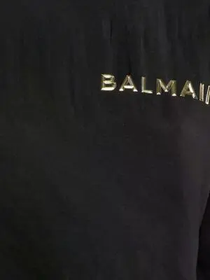 Balmain Logo Embossed T-shirt