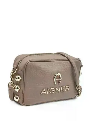 Aigner Gold Tone Shoulder Bags