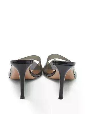 GIANVITO ROSSI Elle Pointed-toe Sandals - Black