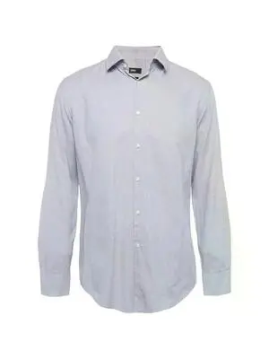 BOSS Check-pattern Slim-fit Shirt