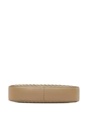 Michael Kors Empire Woven Leather Shoulder Bag