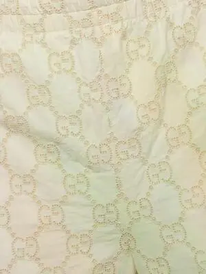 Gucci Gg Monogram Broderie Anglaise Shorts